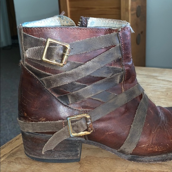 Freebird by Steven | Shoes | Steve Madden Freebird Sammy Ankle Booties Cognac | Poshmark